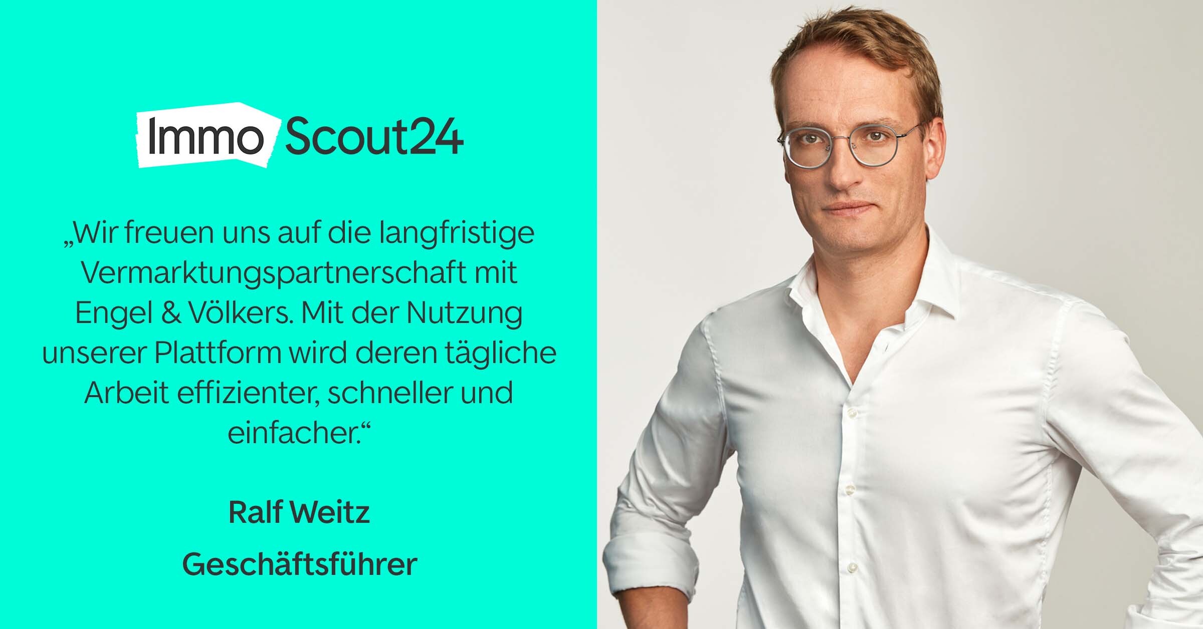 Engel & Völkers und ImmoScout24 starten umfassende Kooperation